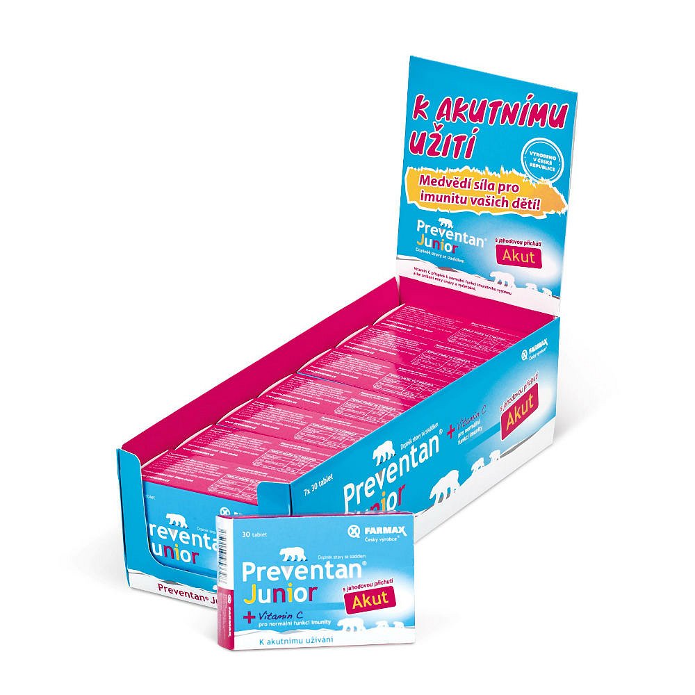 FARMAX Preventan Junior Akut box 210 tablet - srovnání cen | Leano.cz